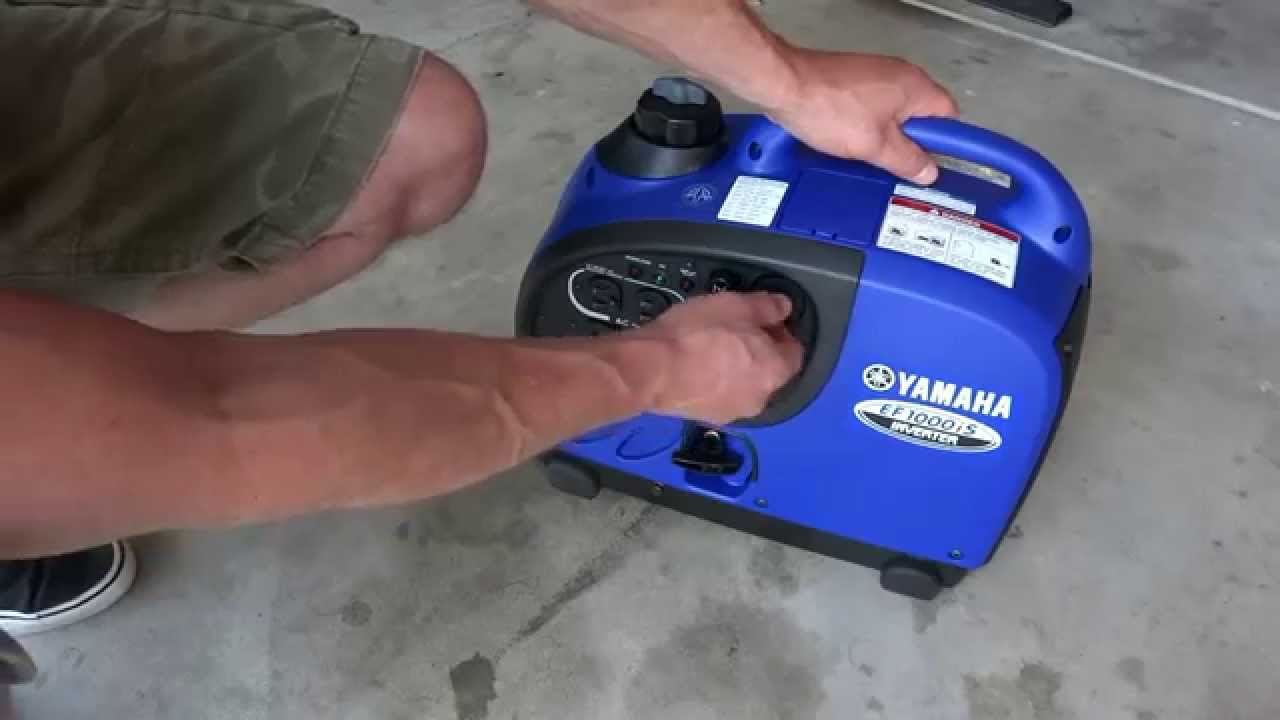 Yamaha EF1000iS Inverter Generator - YouTube