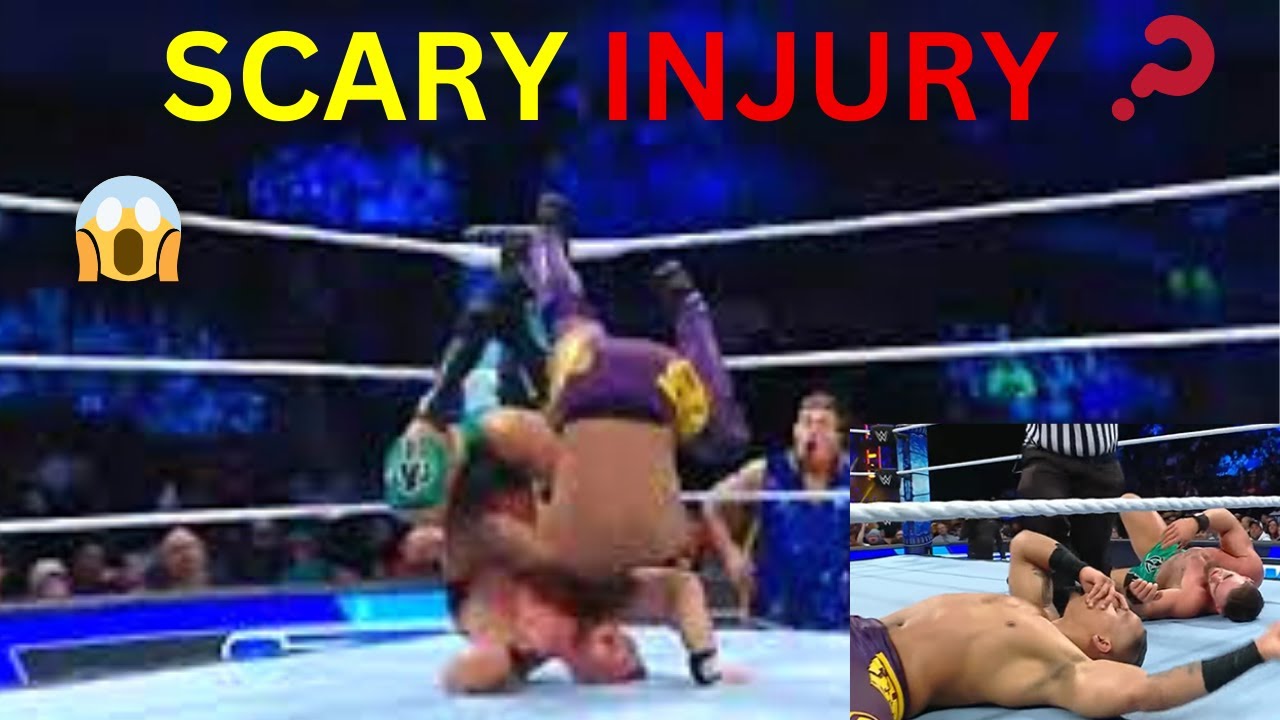 Scary😱 injury occured at WWE Smackdown | Austin Theory and Carmello ...