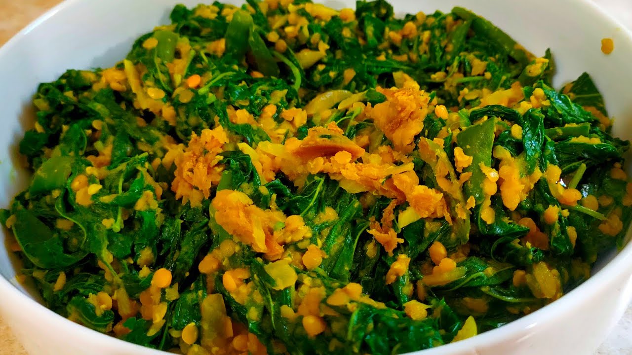 পাট শাক দিয়ে ডাল রেসিপি। Pat Shak Diye Dal Ranna Recipe |#cooking # ...