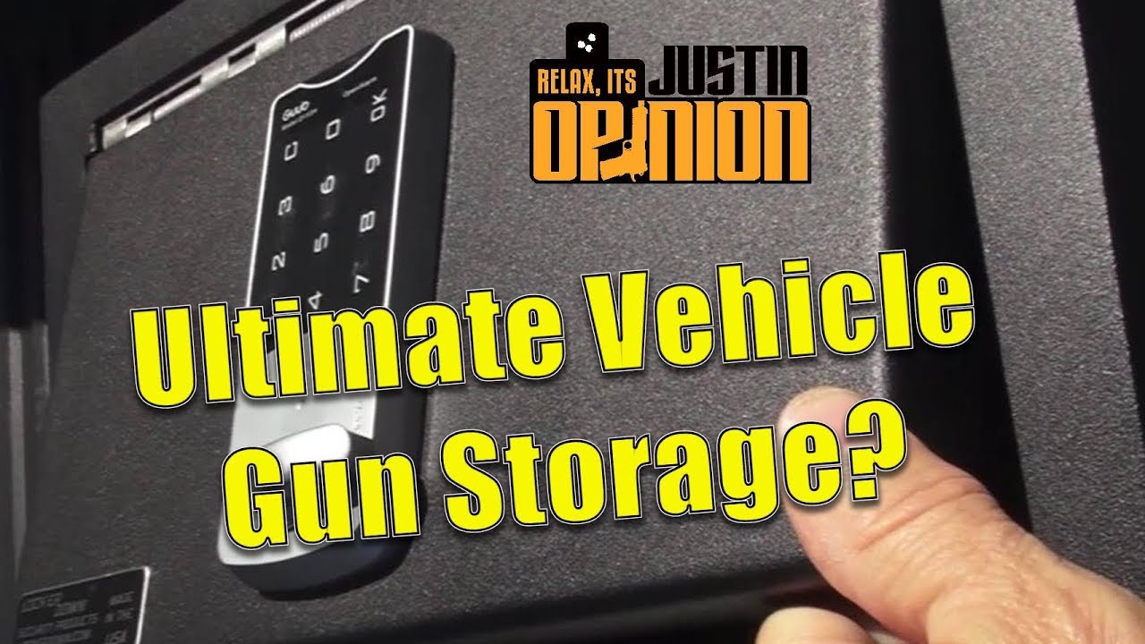 Lock'er Down Console Gun Safe - YouTube
