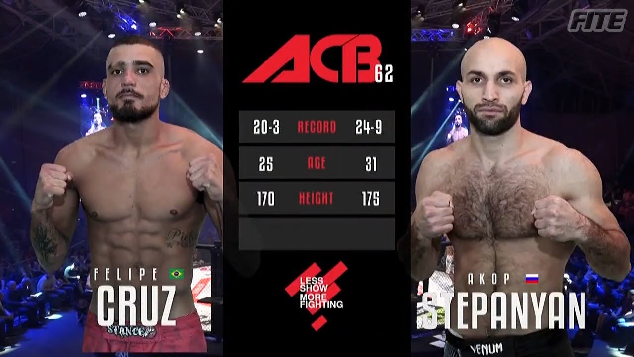 Фелипе Круз vs. Акоп Степанян | Felipe Cruz vs. Akop Stepanyan | ACB 62 ...