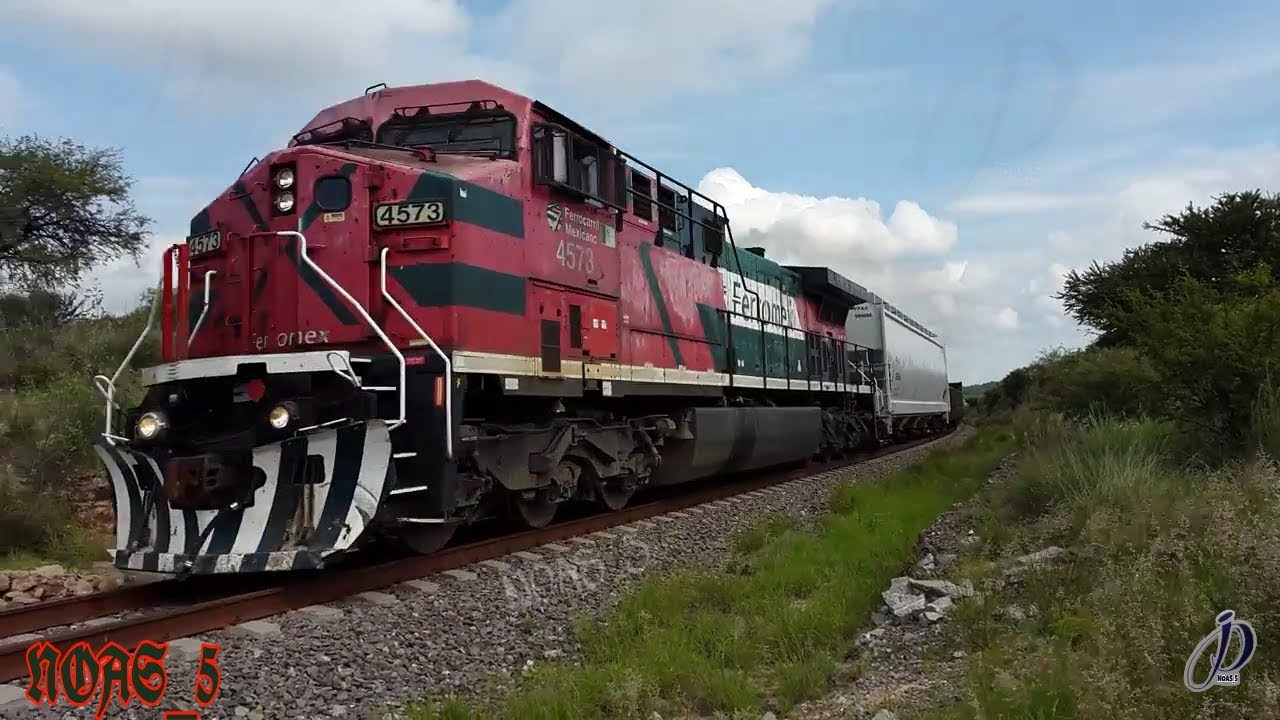 Ferromex 4573 Remota 4554 Par de AC4400CW en la Unión de San Antonio, Jalisco. México NOAS_5 ...