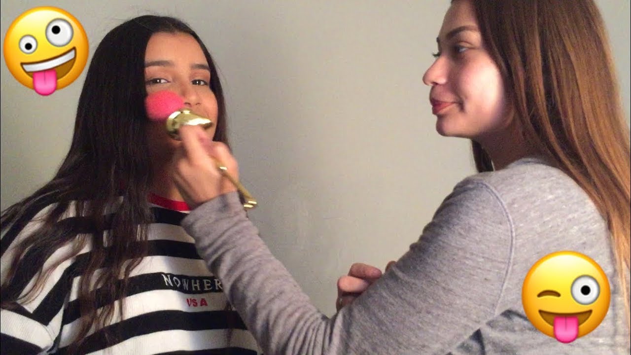 my friend does my makeup - YouTube