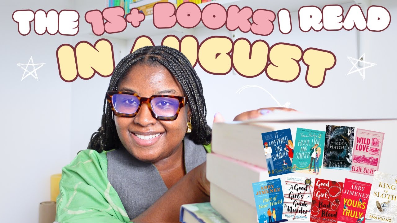 Let’s talk about the 15+ books I read in August📚🎧 📖 | monthly wrapup ...