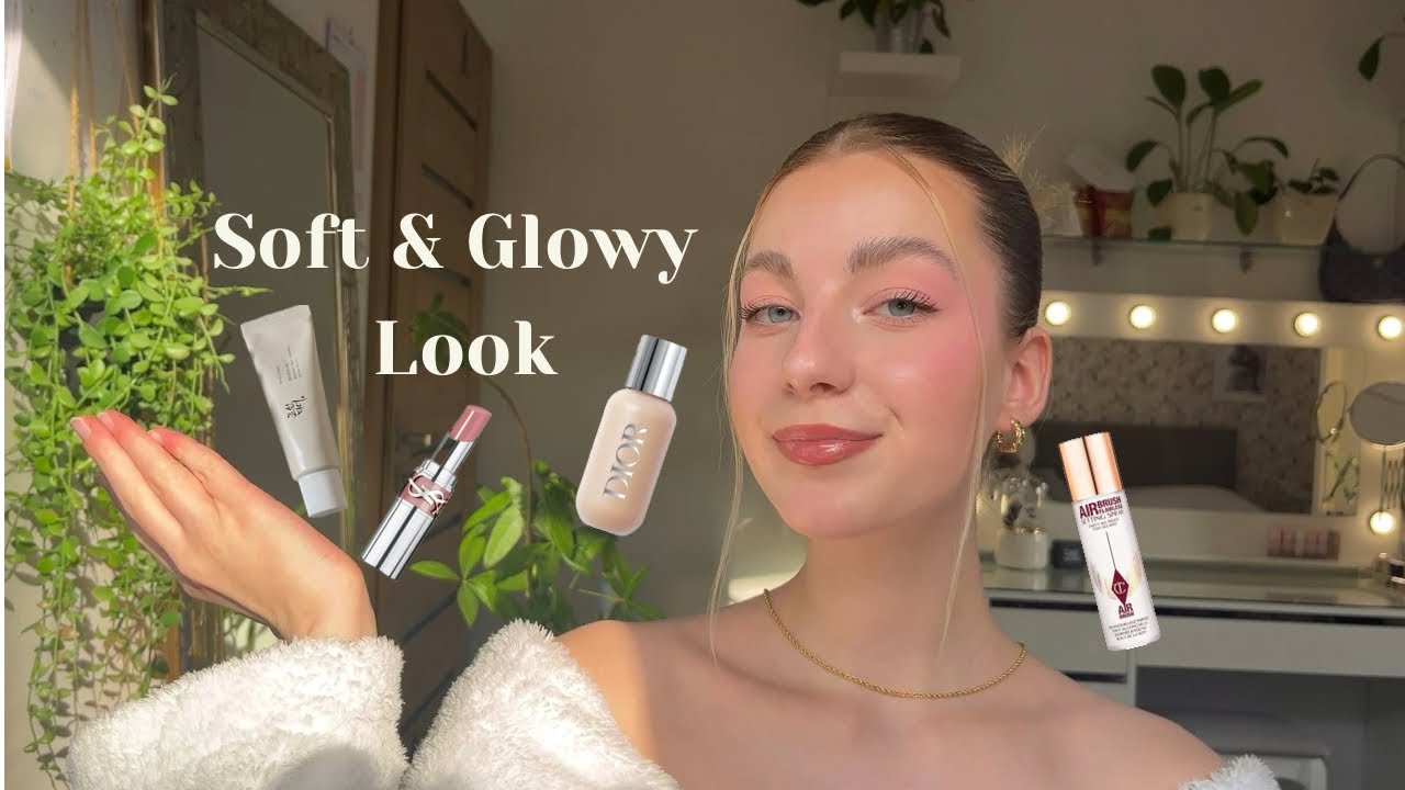 Soft & Glowy Clean Girl Makeup 🦢 | Achieve the Perfect Soft & Glowy ...
