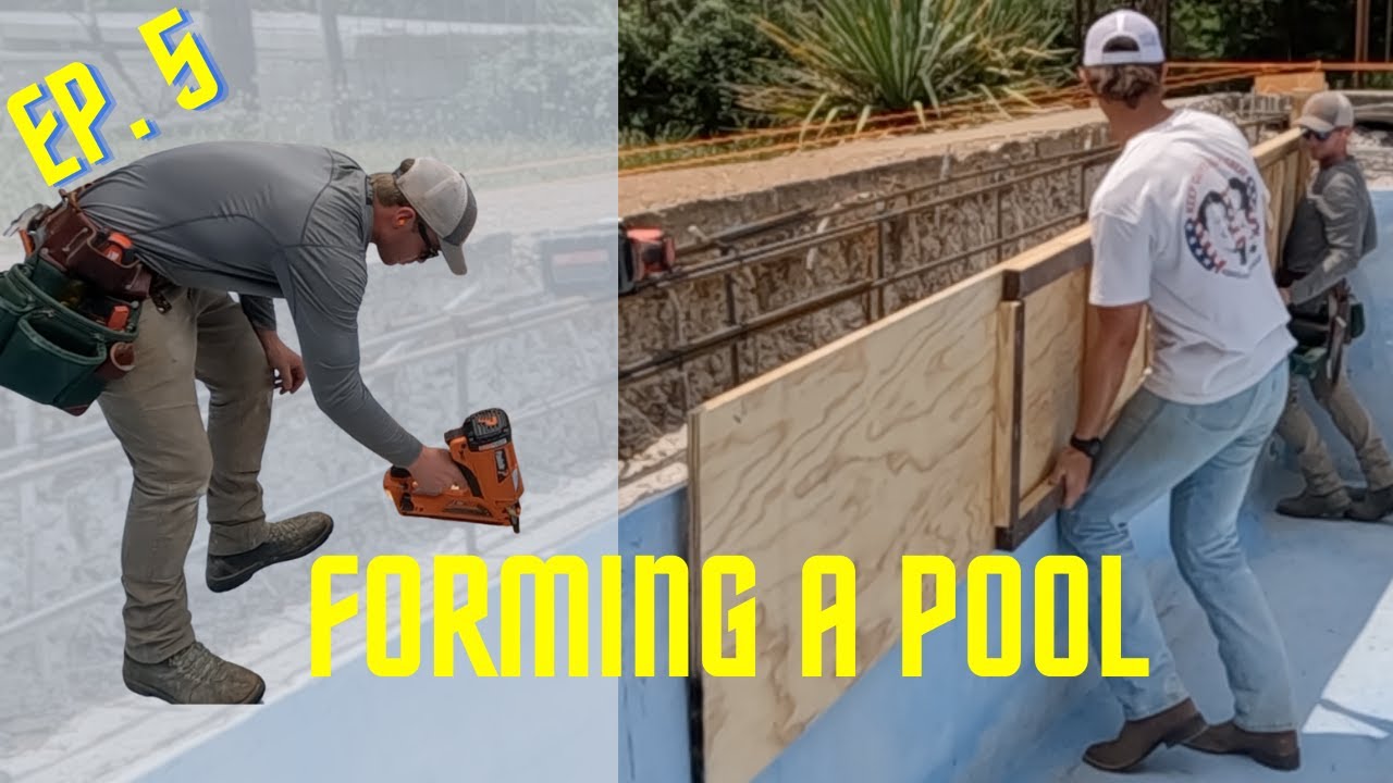 DIY Concrete Pool Ep. 5 | Pool Transformation - YouTube