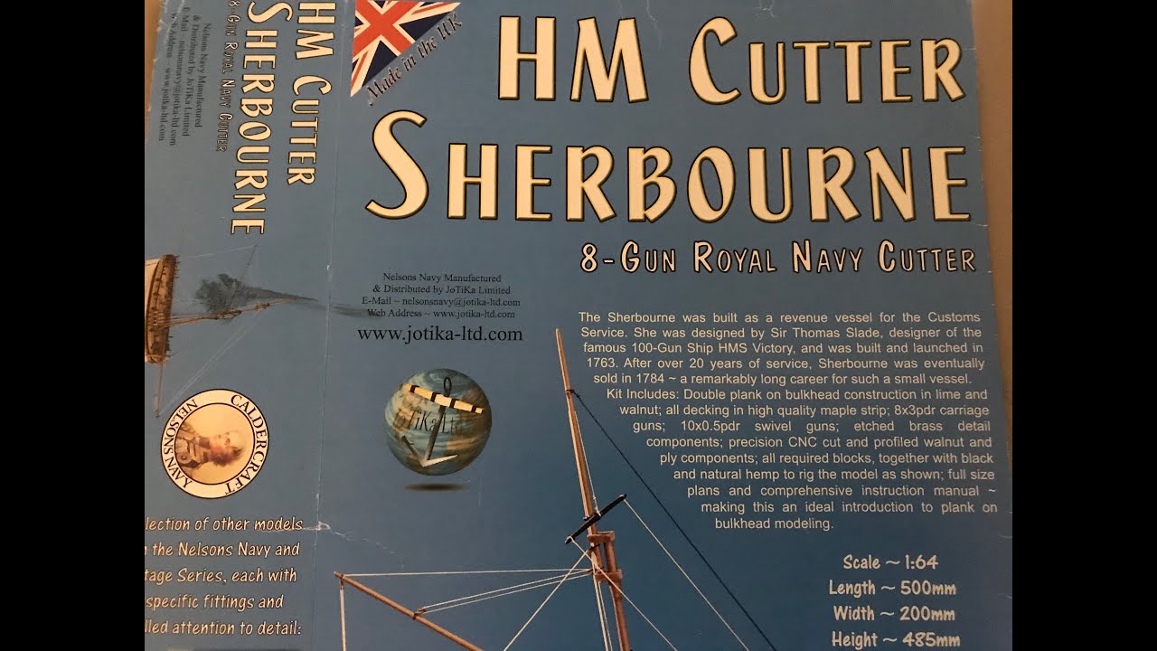 HM Cutter Sherborne model kit - YouTube