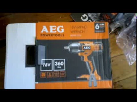 aeg 18v impact wrench - YouTube