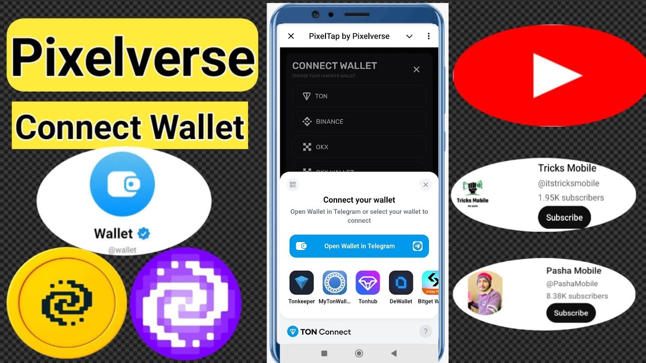 Pixelverse Wallet Connect | PixelTap by Pixelverse Connect Wallet for ...