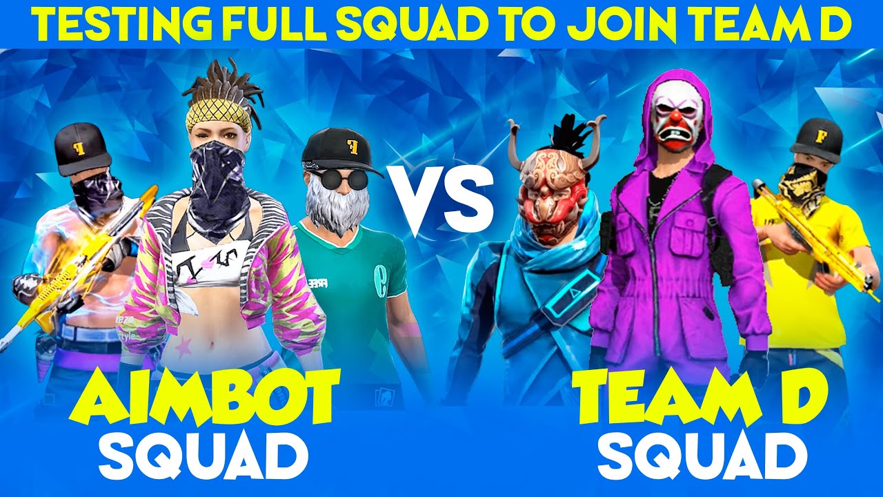Testing New Squad To join Team D - YouTube