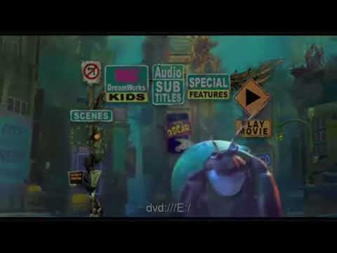 Shark Tale (2004) DVD Menu Play Movie Sequences 