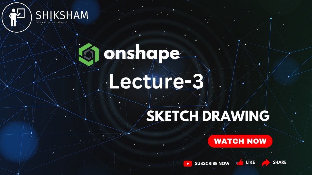 How to draw a sketch in onshape || Lecture-3 - YouTube