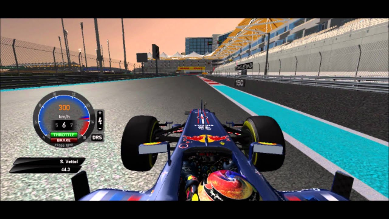 [rFactor]F1 2011 Sebastian Vettel RB7 Red Bull Racing Onboard Abu Dhabi ...
