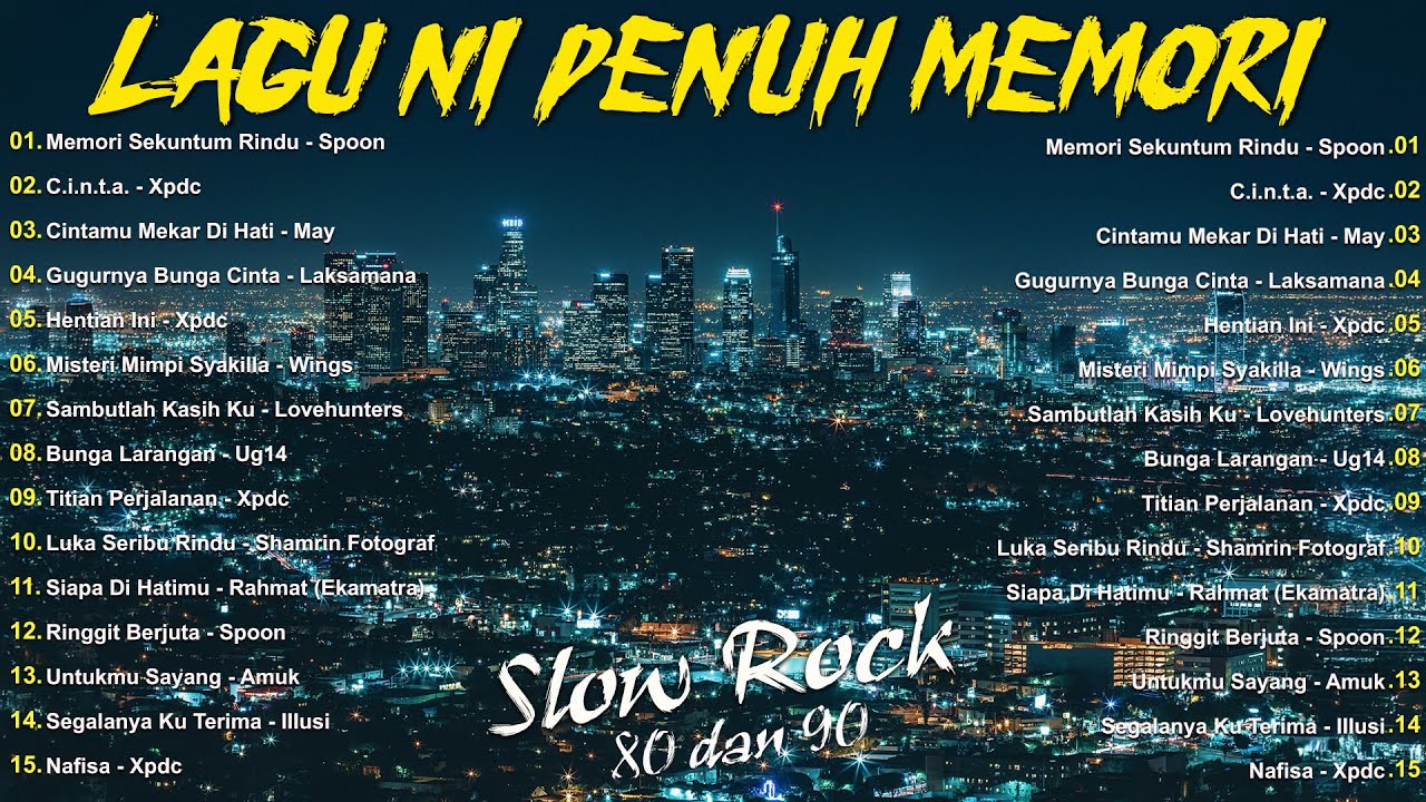 LAGU JIWANG 80AN DAN 90AN TERBAIK - LAGU SLOW ROCK MALAYSIA - KOLEKSI ...