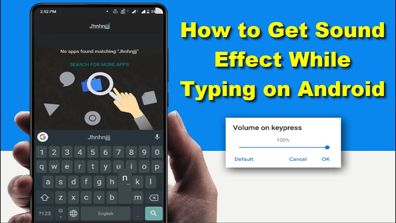 How to Enable Sound Effect on Google Keyboard | Android Device - YouTube