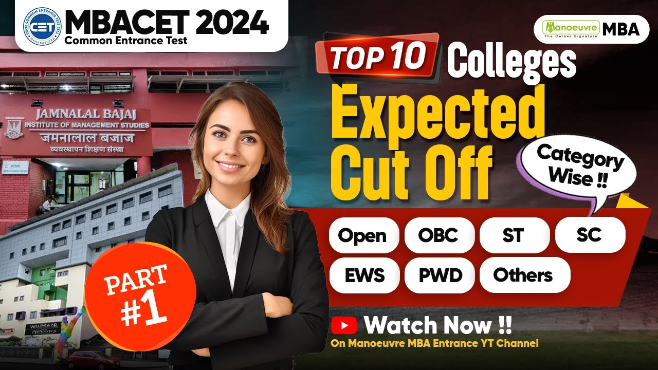 MAH MBA CET 2024 Expected Cut-Offs MH Candidates |Category Wise | Top ...