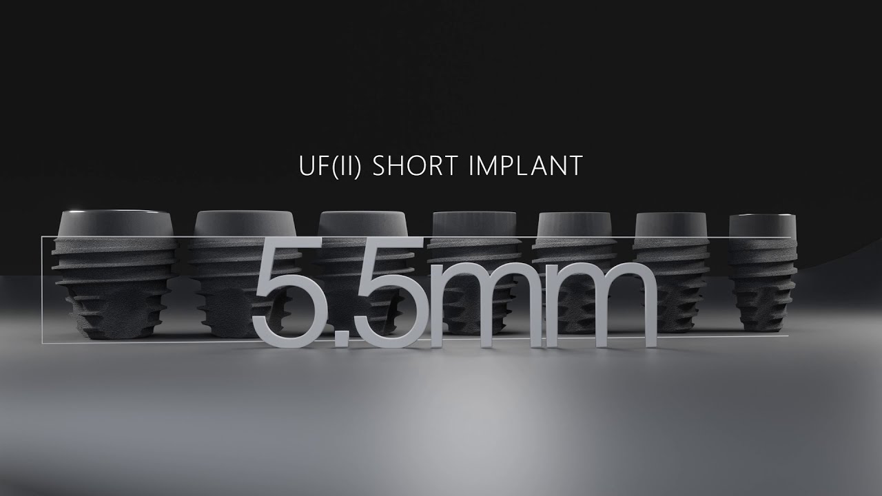 MORE SIZE, MORE POSSIBILITY, DIO UF(II) Short Implant - YouTube