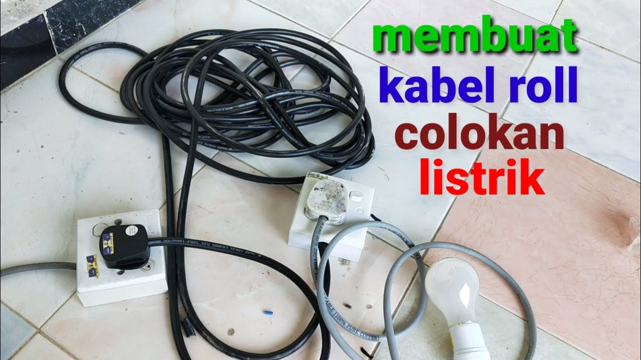 Cara membuat kabel roll sendiri‼️membuat extension wire - YouTube