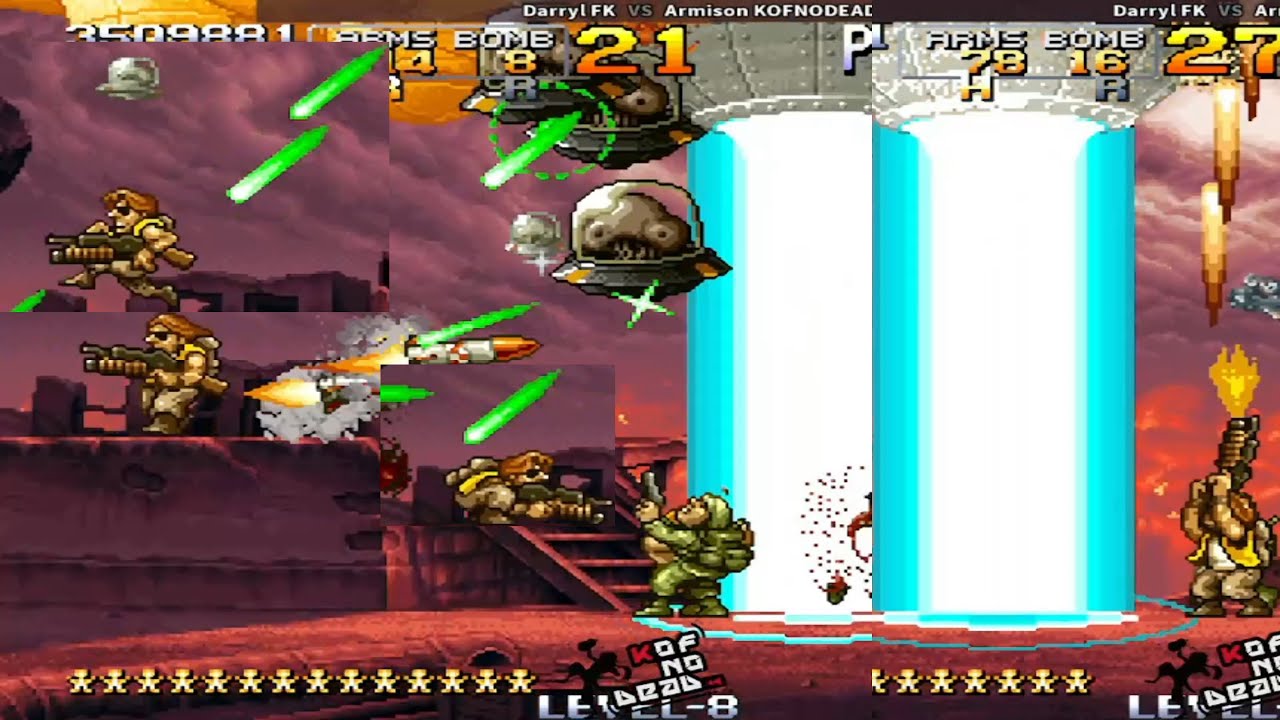 Metal Slug X AzStar ultrainsto Darryl Fk Level 8 mision final - YouTube