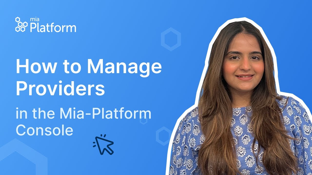 How to Manage Providers in the Mia-Platform Console🚀 - YouTube