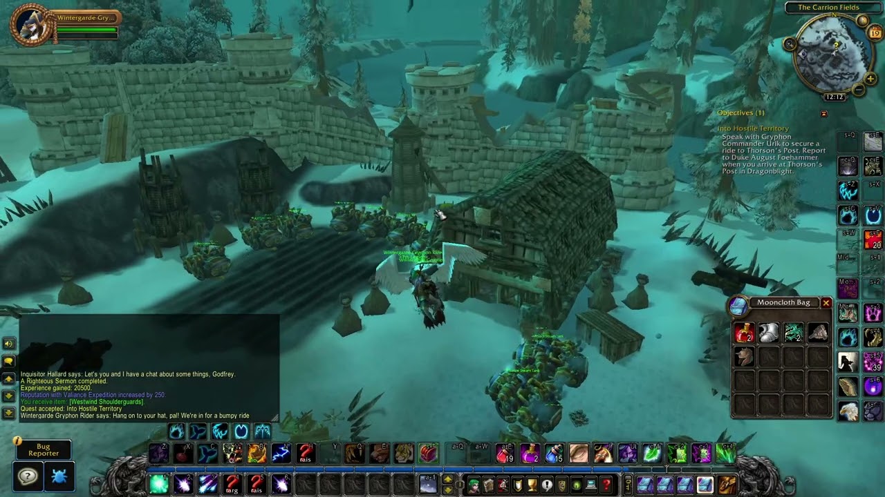 How to do Into Hostile Territory quest - WoW WOTLK Classic - YouTube