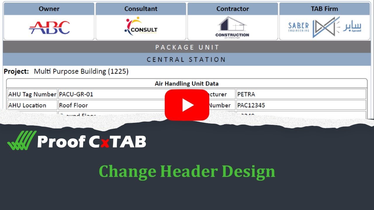 4.1 Change Header and Footer of Testing & Commissioning Report - YouTube