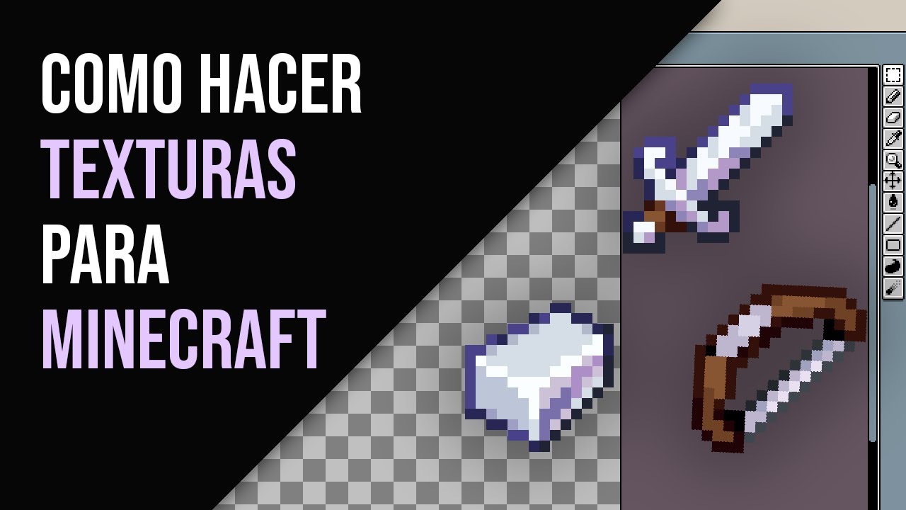 Como hacer TEXTURAS para MINECRAFT - YouTube