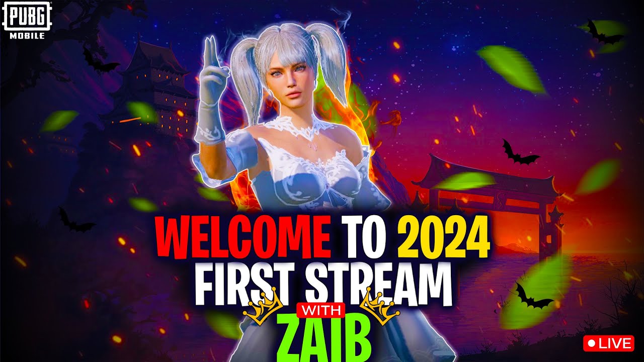 WELCOME TO 2024🎉 FIRST STREAM | WITH ZAIB OFFICIAL - YouTube