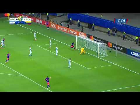 Gol Duvan Zapata. Colombia 2 Argentina 0 Copa América Brasil2019. Gol Caracol. Carlos A morales