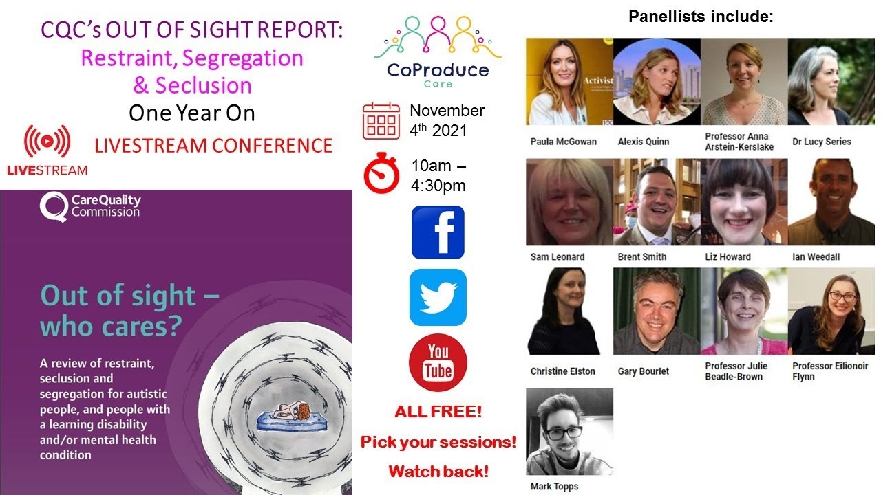CQC's Out of Sight report: Restraint, Segregation & Seclusion: 1 Year ...