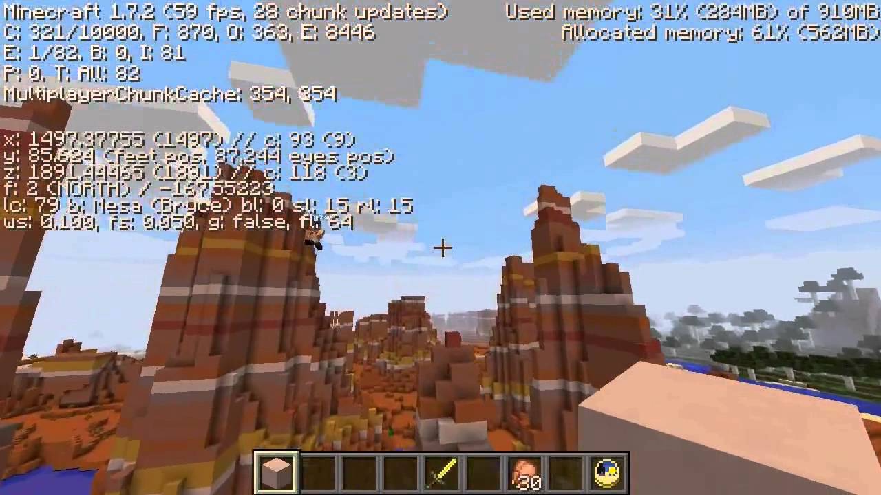 Minecraft SECRET BIOME in 1 7 2! - YouTube