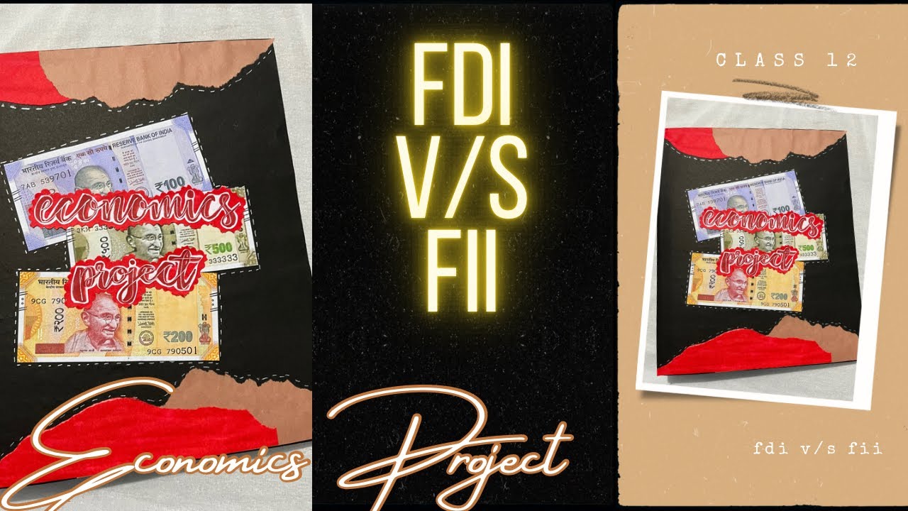 Class 12| Economics project| FDI vs FII | @project.paradisee - YouTube