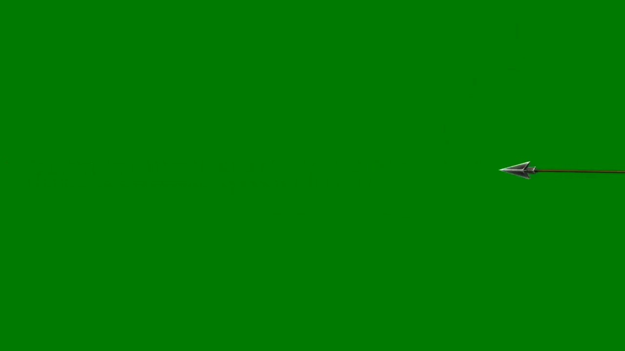 3d bow and arrow green screen effect for chromakey - YouTube