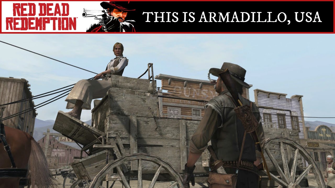 This is Armadillo, USA - Red Dead Redemption in 4K - YouTube