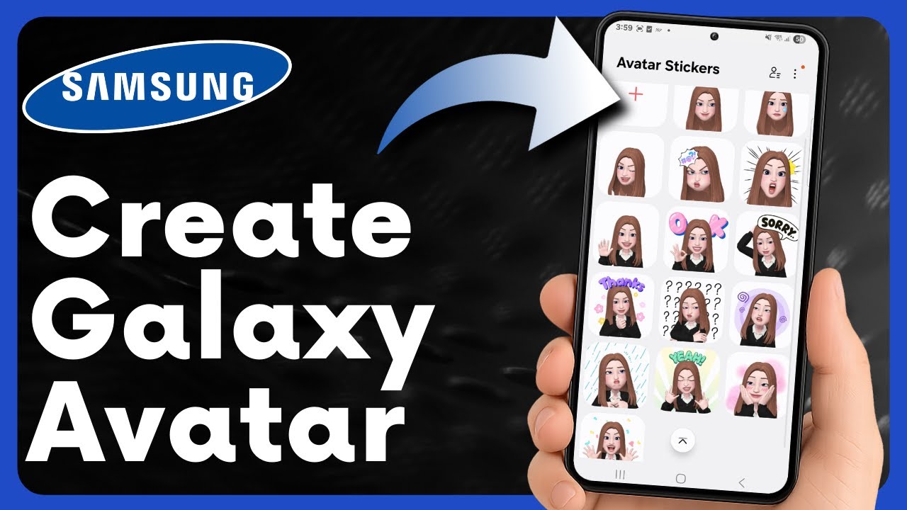 Create, Edit, and Use Galaxy Avatar on Samsung Galaxy Easily - YouTube