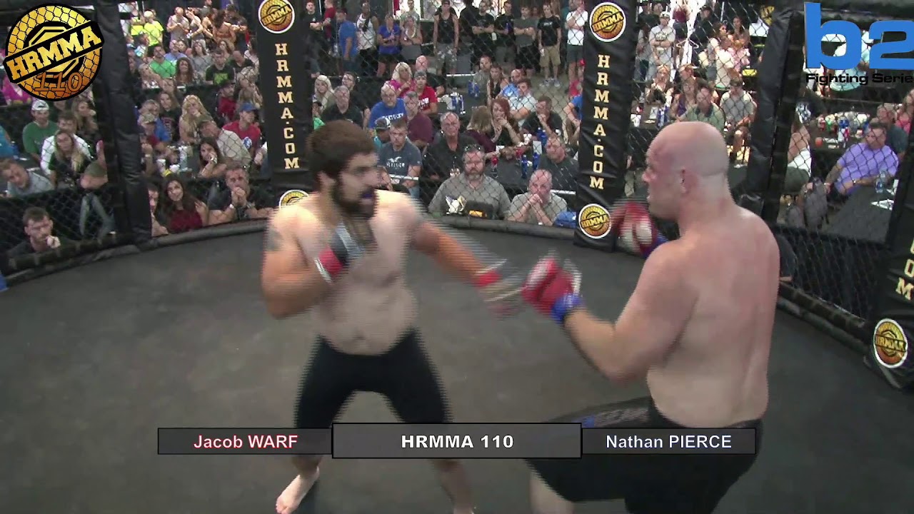 HRMMA 110 Fight 1 Nathan Pierce vs Jacob Warf 195 Ammy - YouTube