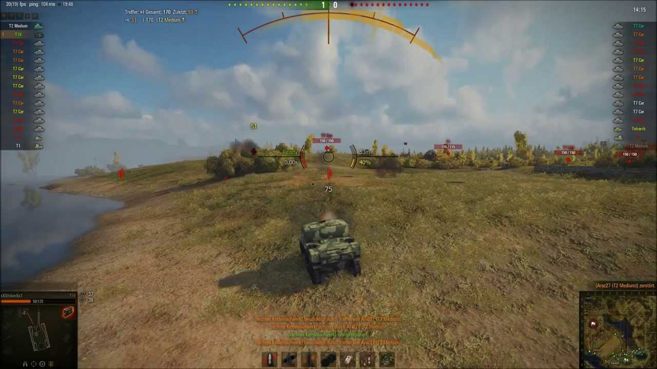 World of Tanks || T18 Top Gun and 11 kills - YouTube