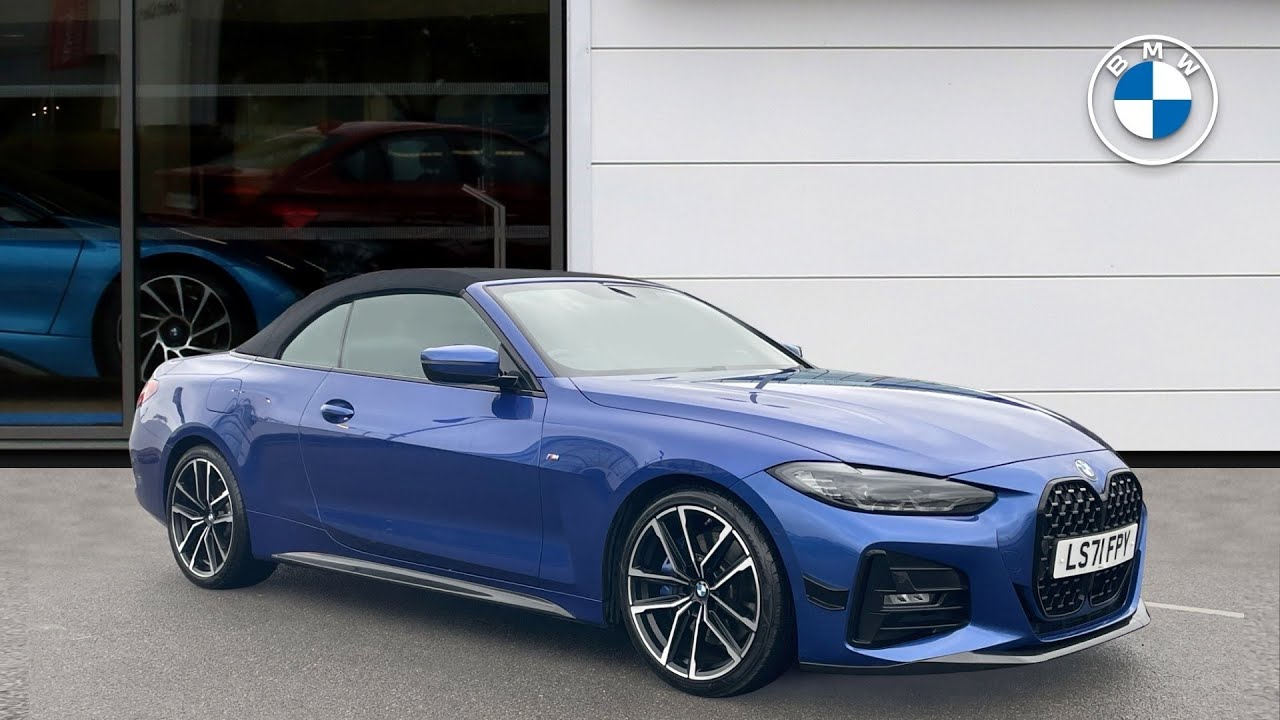 2021 (71) BMW 420d M Sport Convertible in Portimao Blue - BMW APPROVED ...