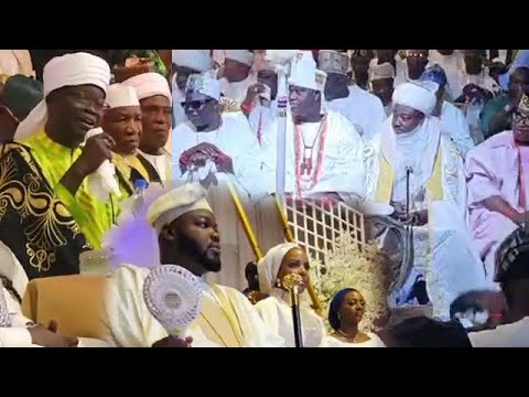 Live @ ROYAL WEDDING Imam Offa, Alh. Muyideen Bello, Yoruba Oba's ...