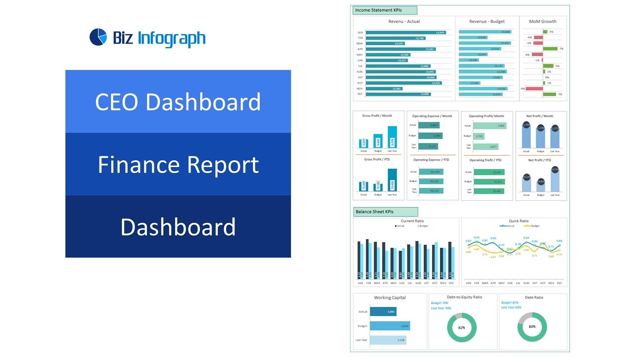 CEO Dashboard Financial Report - YouTube