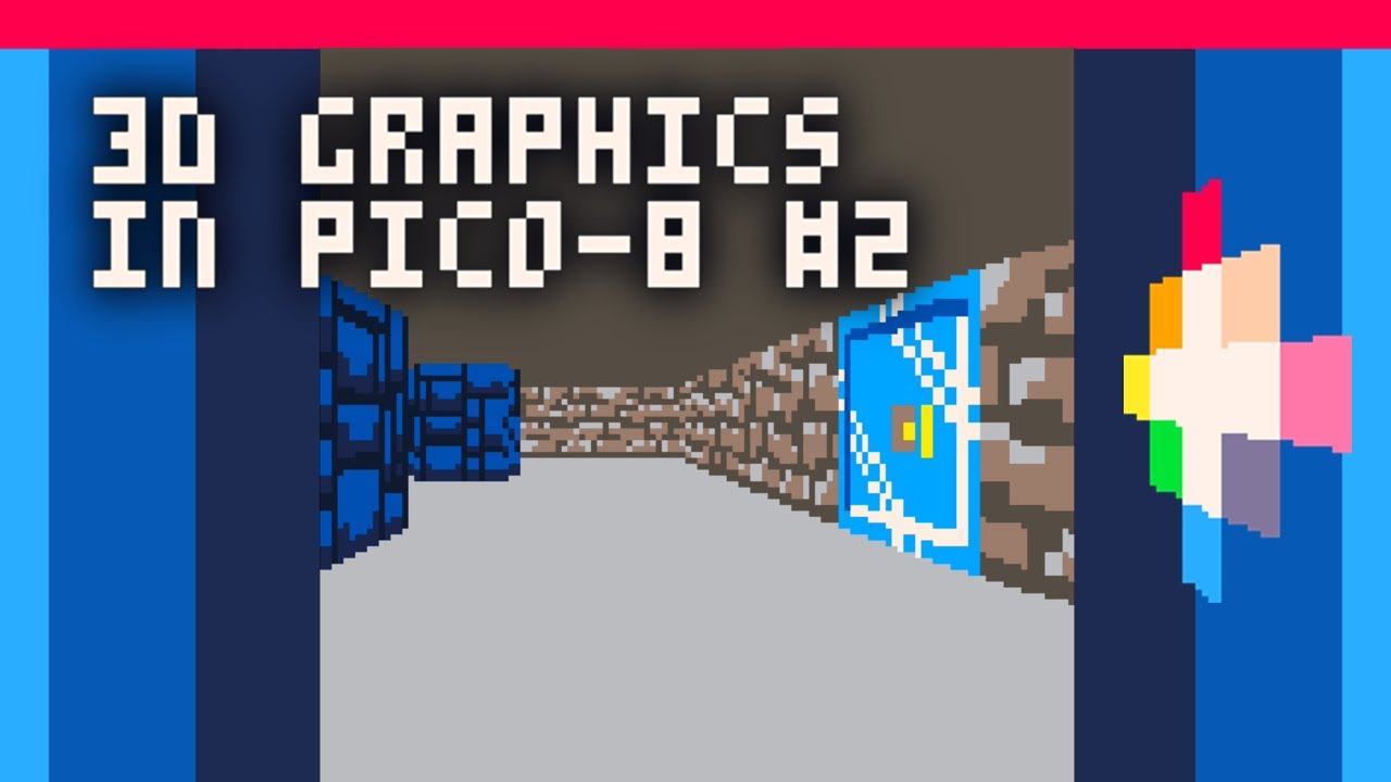 Textured Walls - 3D in Pico-8 #2 - YouTube