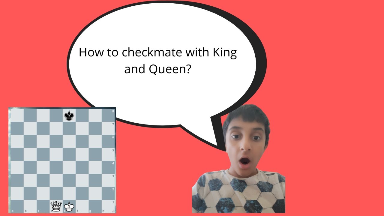 Here is how to checkmate a with King and Queen - YouTube