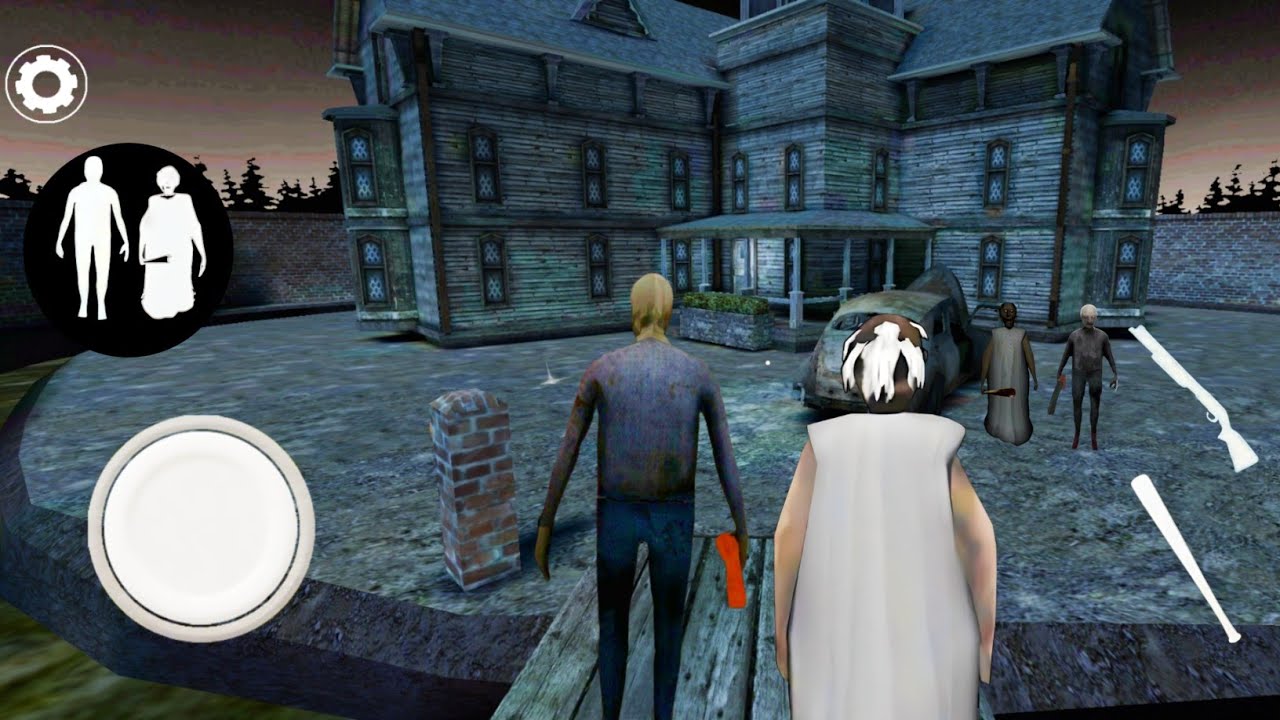 Playing As " Grandpa & Granny " Character In Granny's House With Bridge ...
