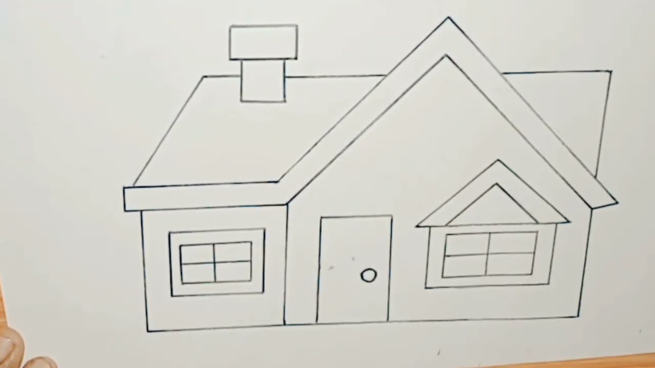 How to draw a home || Home draw easy - YouTube
