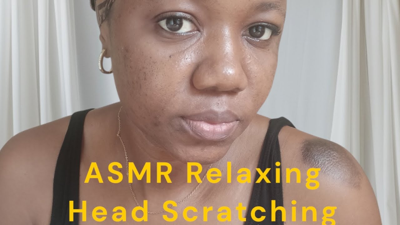 ASMR Relaxing Head Scratching and Nylon Triggers - YouTube