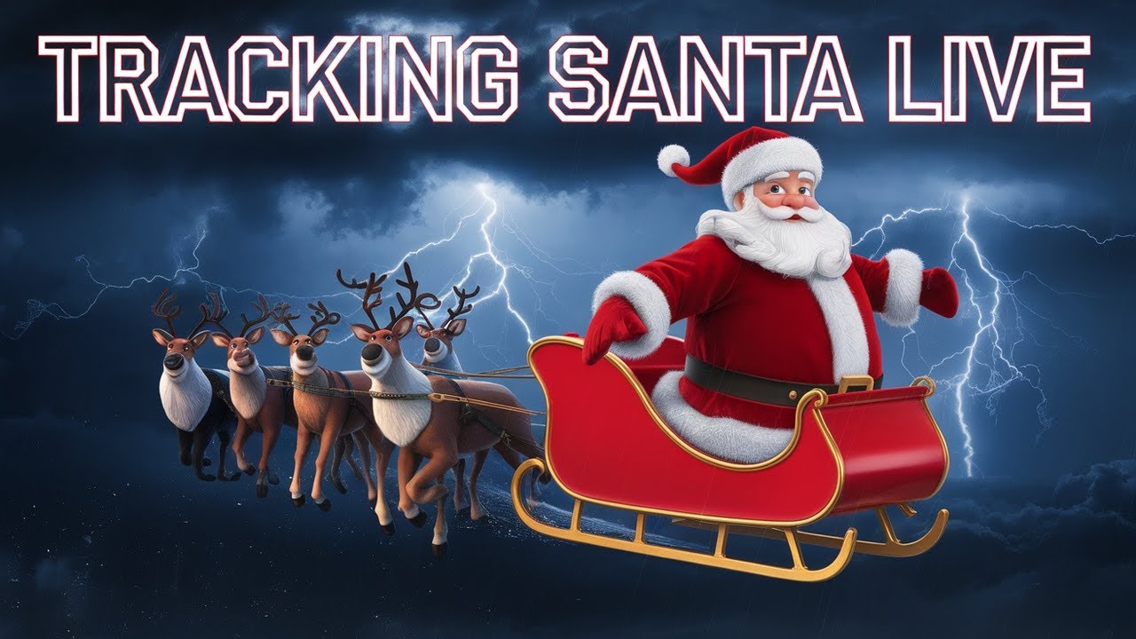 🔴 LIVE SANTA TRACKING COVERAGE - ALSO, LIVE SEVERE WEATHER COVERAGE ...