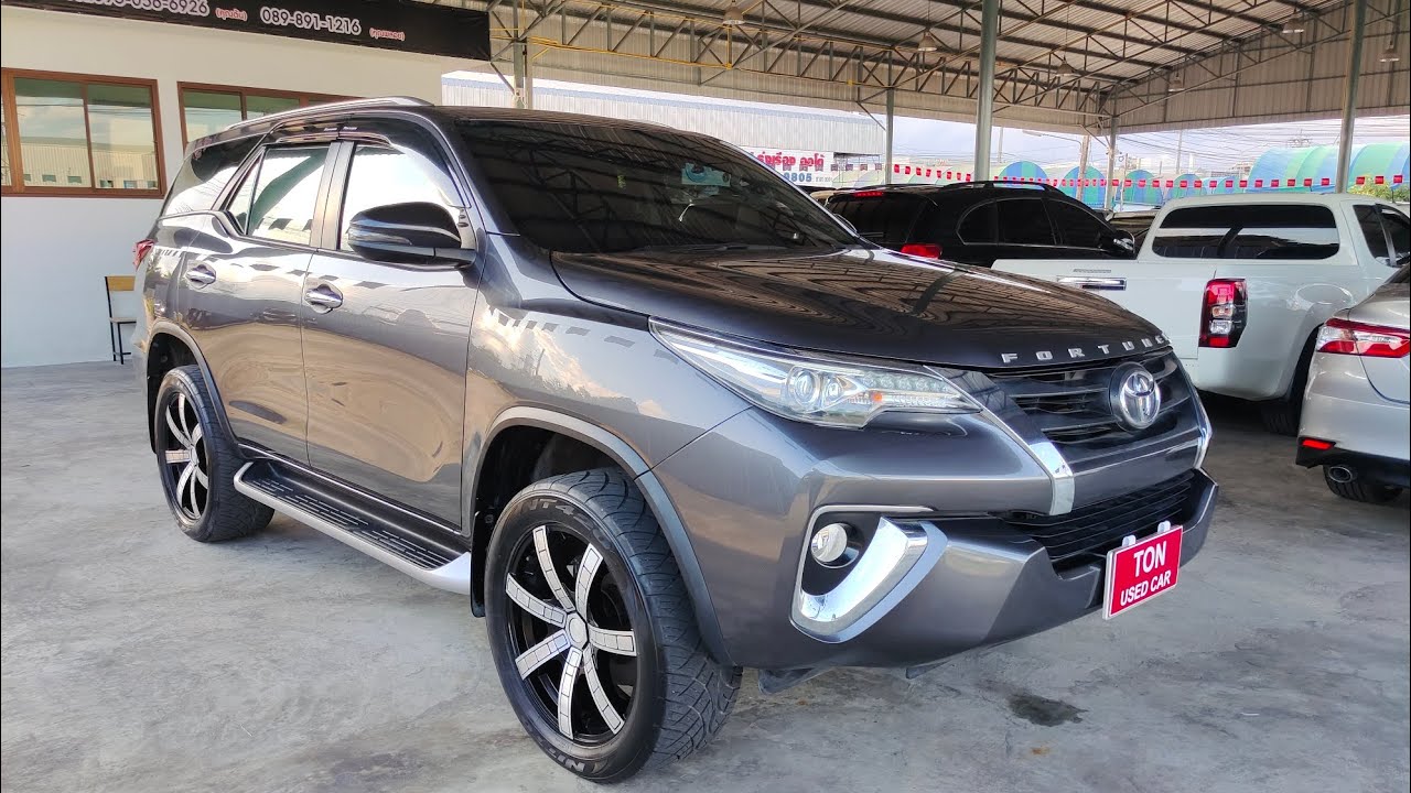 💥Toyota Fortuner 2.4G M/T( เกียร์ธรรมดา) 2018 รถบ้านแท้สภาพนางฟ้าไมล์ ...