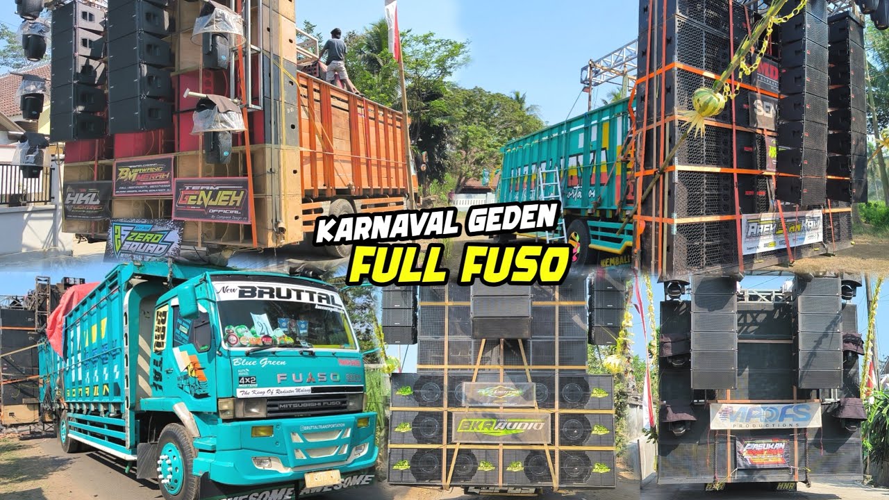 Puluhan Sound Full Fuso & Truk sudah siap start hari ini,Daftar sound ...