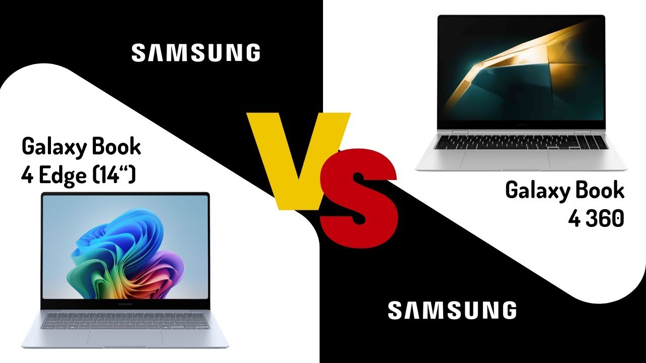 Samsung Galaxy Book 4 Edge vs Galaxy Book 4 360 - spec review ...