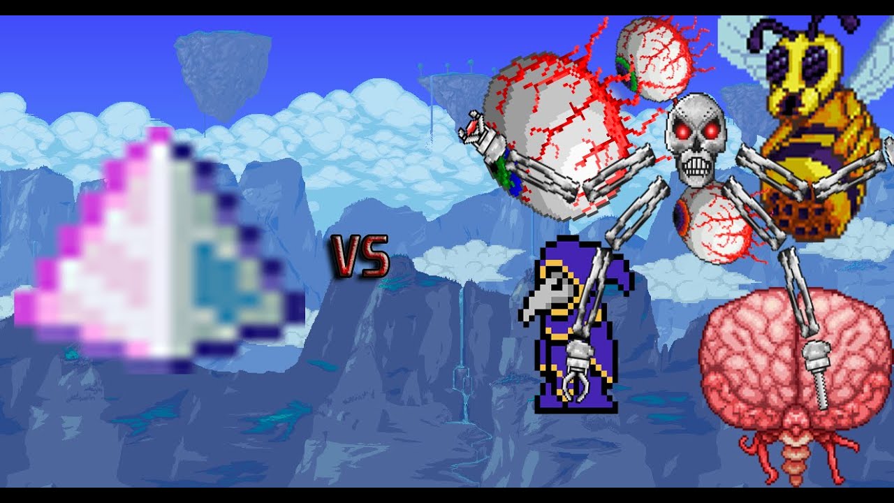 Последняя призма VS all bosses | terraria | - YouTube